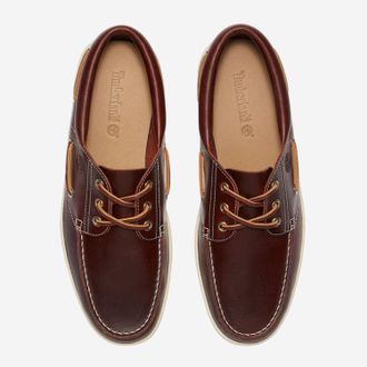 Timberland Mens Loafers Classic Boat Bordeaux Leather