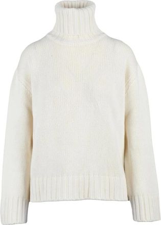 Fabiana Filippi Femme, Pulls, Blanc, Taille: 38 FR Maglione Collo Alto