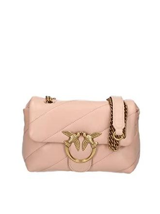 Pinko Love Mini Puff Cl Sheep Nappa, sac femme, taille unique, O81q_Poudre antique Gold, Taille unique