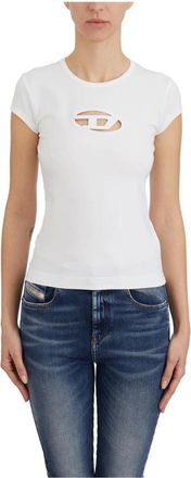 Diesel Femme, Tops, Blanc, Taille: 40 FR T-Angie T-Shirt