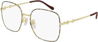 Gucci Asiatische Passform Optische Brille - - Accessories - unisex - Braun - 55 MM