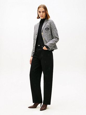 Tommy Hilfiger Jean à jambe barrel et taille mi-haute