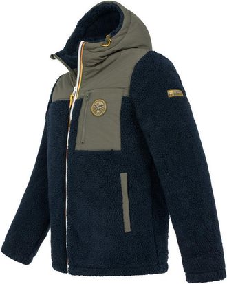 Geographical Norway Fleecejacke Herren &Uuml;bergangs Jacke Herren Teddyfleece Outdoor funktional, weich