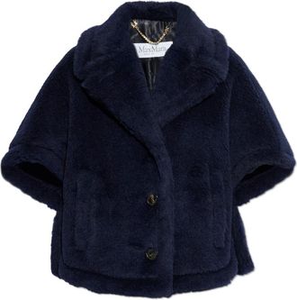 Max Mara Femme, Vestes, Bleu, Taille: 40/42 FR Corvino1 Short Fur Coat