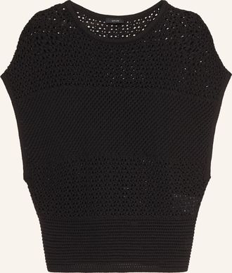 OPUS Strickshirt schwarz