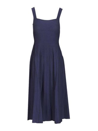 Staud Robe Au Genou - Bleu