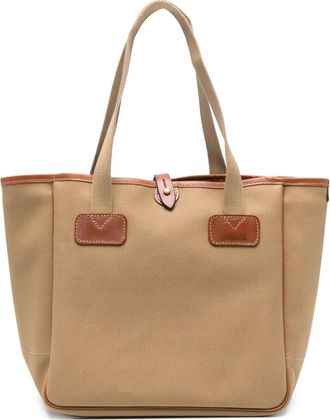 Brady Tote Bag mit Lederbesatz - Braun