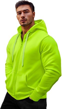 OZONEE Herren Hoodie Sweatjacke Kapuzenpullover Sweatshirt Farbvarianten Kapuzenjacke Kapuzenpulli mit Rei&szlig;verschluss Langarm Sport Style Casual Fitness Trai