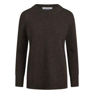 Gran Sasso Pull &agrave; col rond - Femme - Pulls - Brun - Taille: 40 FR