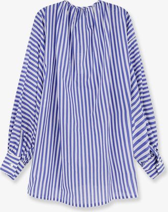 Lavi Womens Shirt Nenn&eacute; Blue Cotton Blend