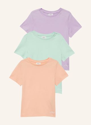 s.Oliver S.Oliver Red 3er-Pack T-Shirts blau