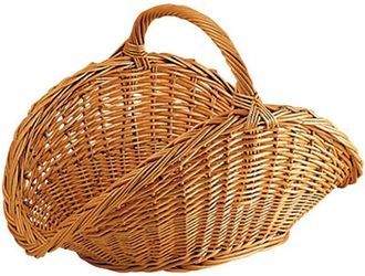 Aubry Gaspard Panier à bûches en osier