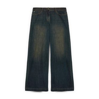 Fiorella Rubino Damen, Jeans, Blau, XLGr&ouml;&szlig;e