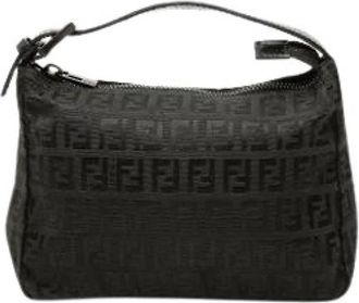 Fendi Pre-owned Canvas Mini Bag - - Pre-owned - Damen - Schwarzk - ONE SIZE