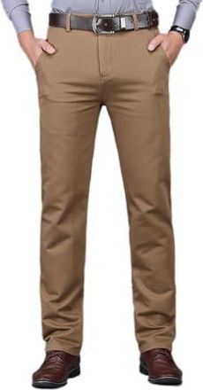 Onsoyours Pantalon Homme Slim Fit Vêtements Chino Pantalons Casual Pantalon de Costume Doux Vintage Confort Pantalon Business Droits Pantalon Stretch Automne A 
