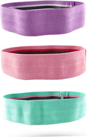 Happyyami Widerstands Hüftband Elastisch Aus Strapazierfähigem Material Lila 76x8cm Mit Starker Spannung rutschfest Fitness Übungsband Für Gesäßtraining Kniebeu