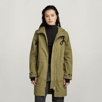 G-Star Duty Straight Parka - Gr&uuml;n - Damen