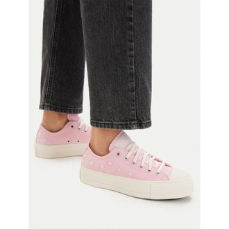 Converse Sneakers aus Stoff Converse Chuck Taylor All Star Lift Platform Beads A16108C Rosa