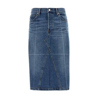 Alexander Wang Femme, Jupes, Bleu, Taille: W25 Denim Midi Skirt
