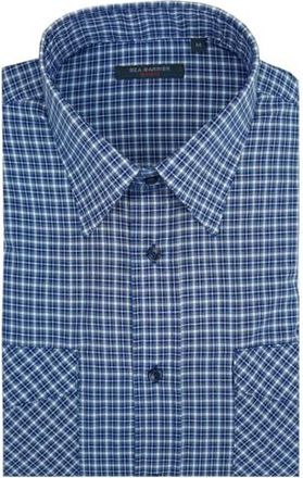 Sea Barrier Chemise homme à manches courtes avec poche classique en coton à carreaux M L XL XXL 3XL, 264, Medium