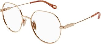 Chlo&eacute; unisex, Accessoires, Jaune, Taille: 53 MM Geometric Lunettes