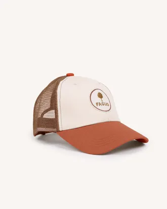 Faguo Casquette terracotta et camel