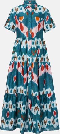 Erdem Bedrucktes Hemdblusenkleid aus Baumwolle