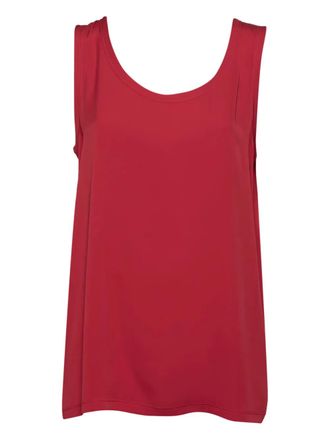 Dolce & Gabbana haut à design sans manches - Rouge