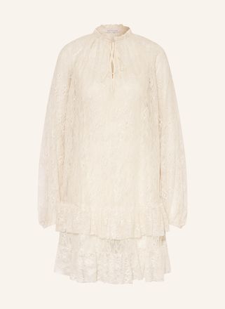 Mrs & Hugs Mrs & Hugs Spitzenkleid Mit Pailletten Und Volants beige