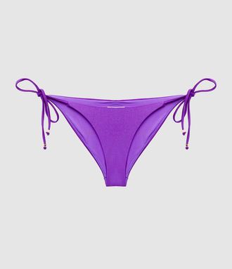 Beliza Culotte de Bain Nina Noeud Violet