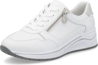 Rieker Baskets basses pour femme N9501, Blanc 80, 39 EU Large