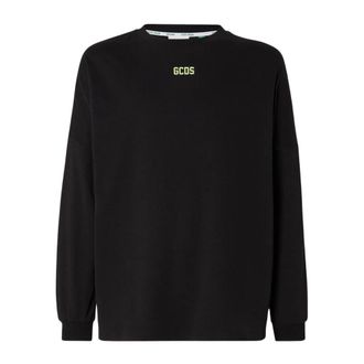 GCDS Logo Langarm T-Shirt - - Tops - Herren - Schwarzk - XL