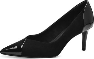 Tamaris Damen Pumps Stilettoabsatz bequem; Black, EU 37