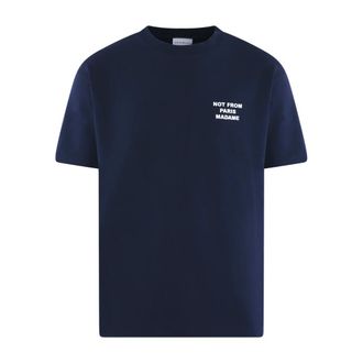 Dr&ocirc;le de Monsieur Herren Slogan T-Shirt - - Tops - Herren - Blau - XL