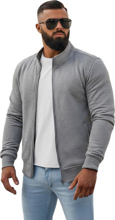 OZONEE Herren Sweatshirt Pullover Langarm Farbvarianten Langarmshirt Pulli ohne Kapuze Baumwolle Baumwollmischung Classic Basic Rundhals-Ausschnitt Sport 777
