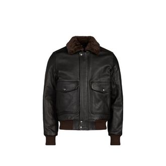 Schott NYC Blouson droit en cuir