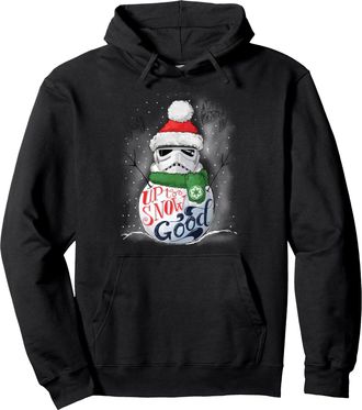 Star Wars Stormtrooper Up to Snow Good Funny Holiday Pullover Hoodie