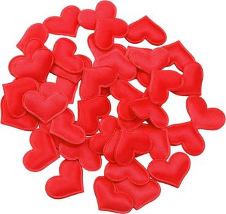 Angoily 300 St&uuml;ck Herzf&ouml;rmiges Tischkonfetti aus Papier Rote K&uuml;nstliche Rosenbl&auml;tter f&uuml;r Valentinstagsdekoration Hochzeits und Muttertags Partydeko