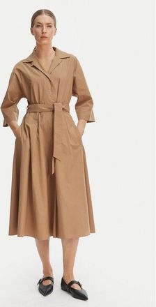 Max Mara Hemdkleid Padana 2615221062 Braun Regular Fit