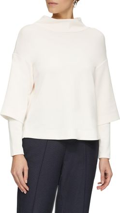 s.Oliver Loose Sweatshirt aus Scuba mit überschnittenen Schultern