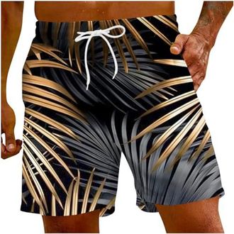 Generic Short de bain pour homme - Short de plage d&eacute;t&eacute; pour homme - Short d&eacute;contract&eacute; pour les vacances - Short de natation graphique - Short de basket-ball p