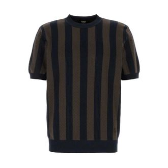 Fendi Herren, Strickwaren, Blau, MGr&ouml;&szlig;e