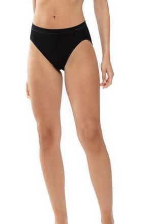 Mey Jazz-Pants Slips MEY SERIE EMOTION, Damen, Gr. 38, schwarz, Feinripp, Obermaterial: 50% Viskose, 46% Polyamid, 4% Elasthan, k&ouml;rpernah, Unterhosen, Ohn