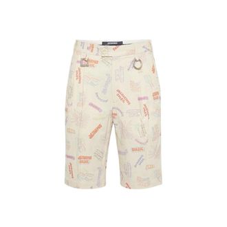 Jacquemus Square-Round Cut Wollshorts - - Shorts - Herren - Mehrfarbig - S