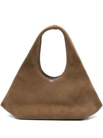 Coperni suede top-handle tote bag - Braun