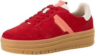 Tamaris Sneaker low Sneaker Damen 1-23773-43 590 Echtleder in rot