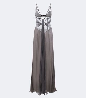 Nensi Dojaka Robe aus Seide