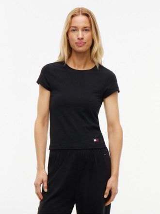 Tommy Hilfiger T-Shirt 3 PACK SS T-SHIRT (Packung, 3-tlg) mit Label-Aufn&auml;her