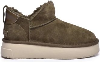 Colors Of California Femme, Chaussures, Vert, Taille: 41 EU Bottine &agrave; cheville en daim