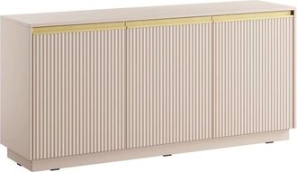 Pascal Morabito Pascal Morabito - Buffet avec 3 portes en mdf - Beige et doré - posinia de